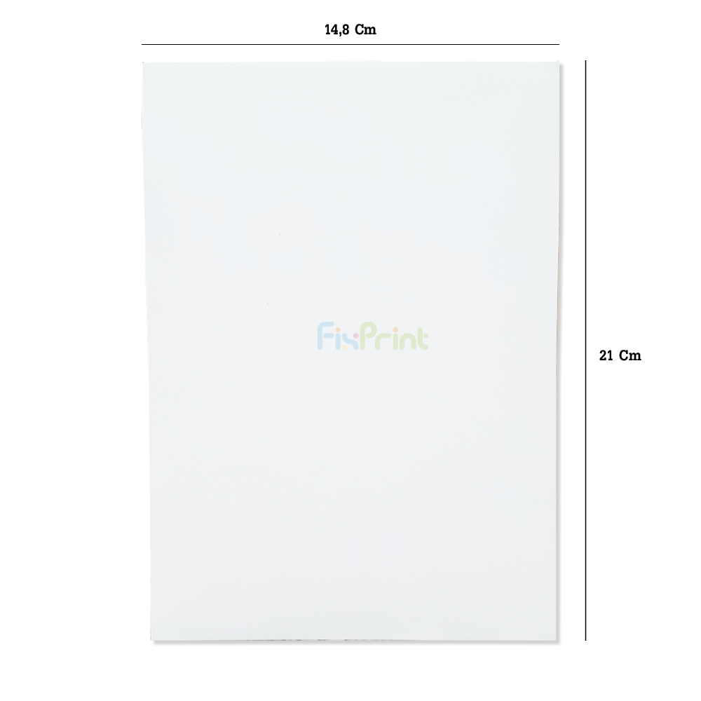 Kertas Stiker HVS A5 isi 100 | fixprint