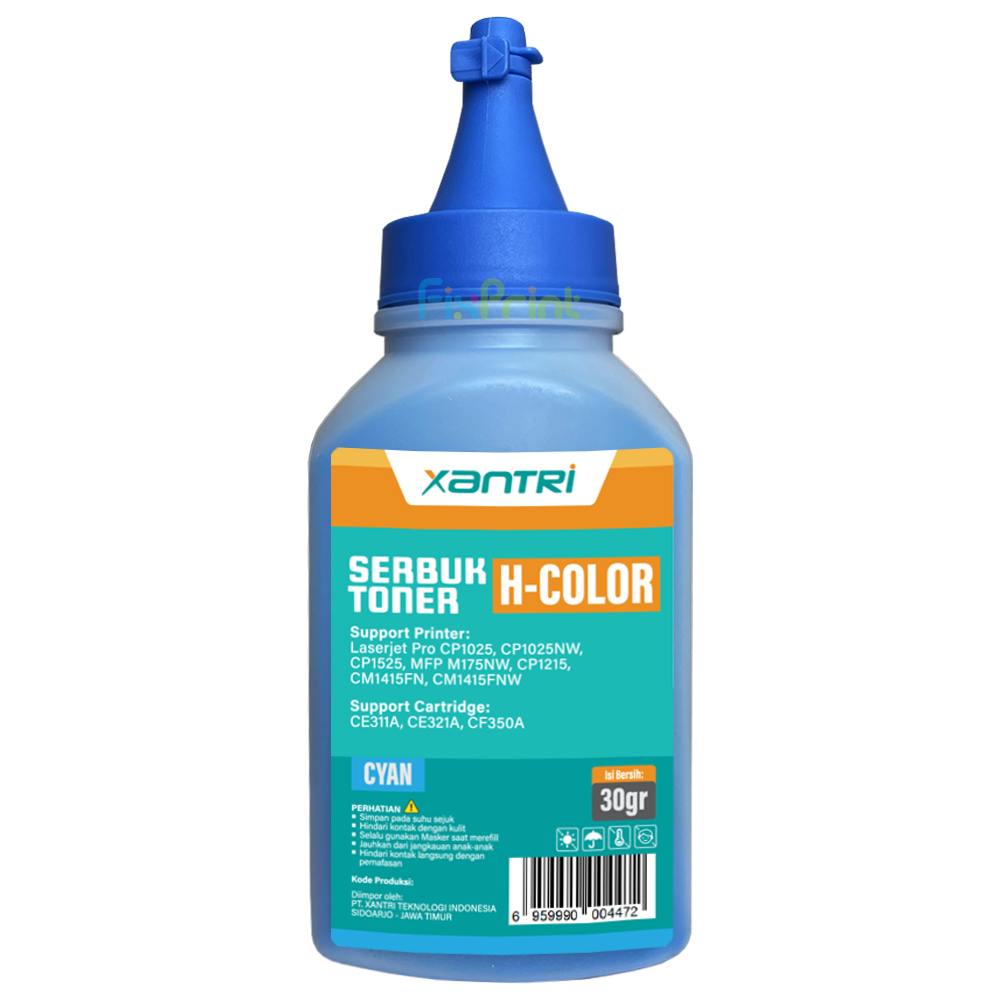 Serbuk Xantri 30gr HPC CP1025 CE311A Cyan | fixprint