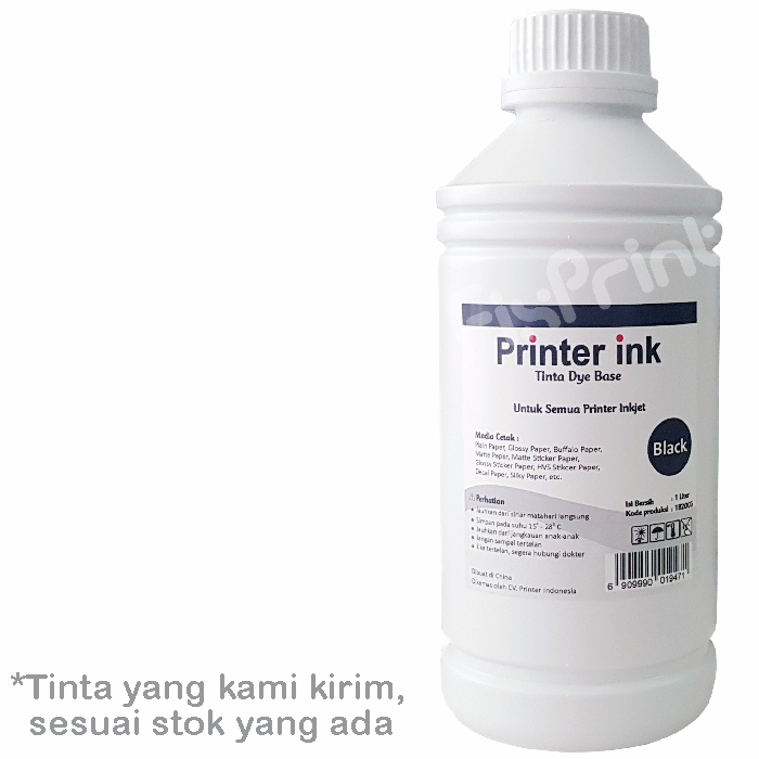 Printer Ink 1 Liter Black | fixprint