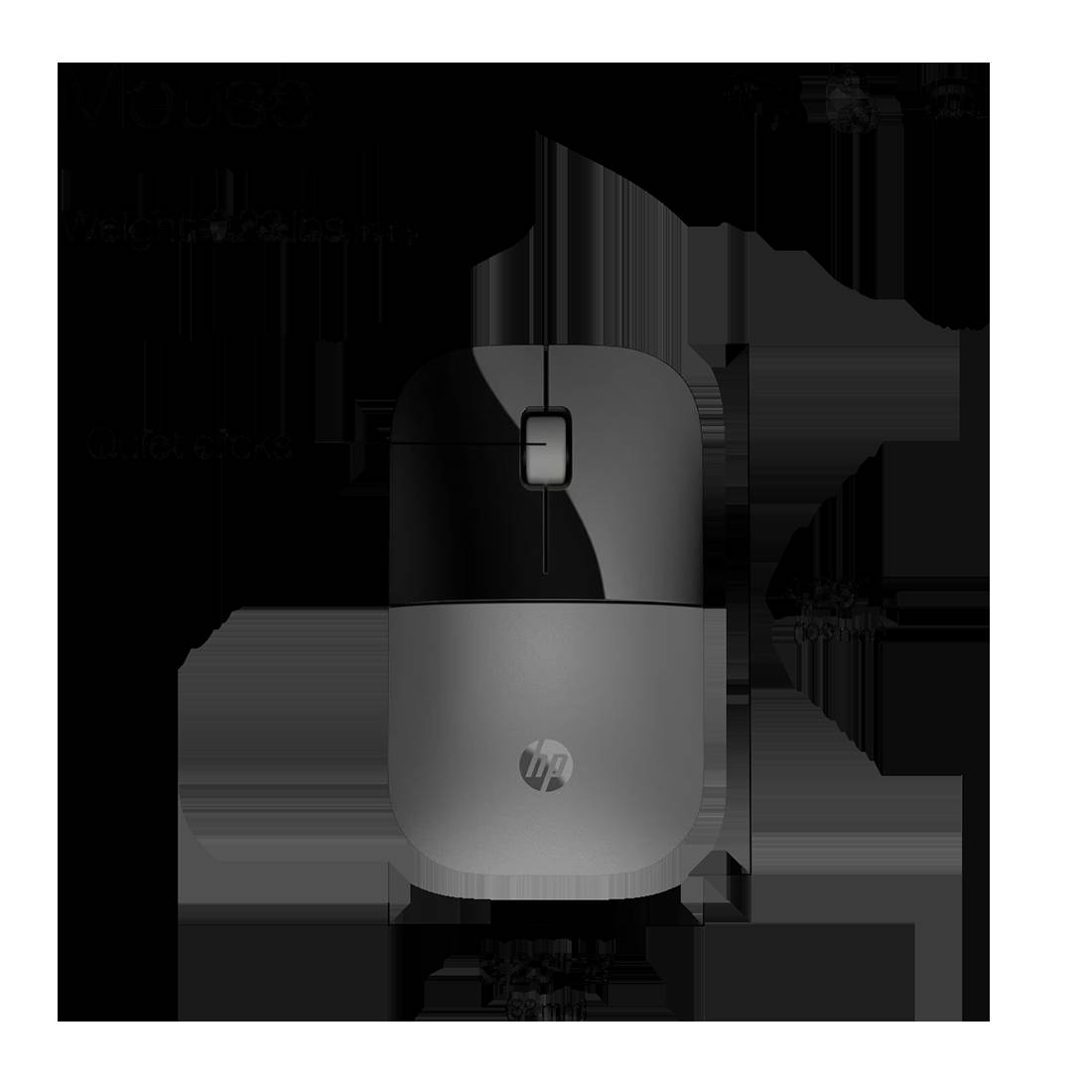 Mouse wireless HP Z3700 Silver Sleek Design (7UH87PT) | fixprint