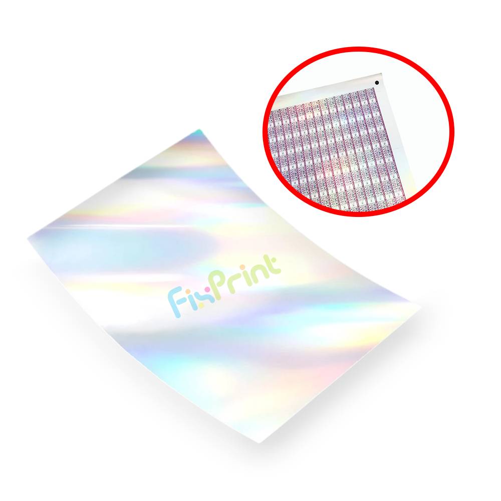 1 Lembar Kertas Stiker Segel Xantri Pecah Telur Hologram A4 | fixprint