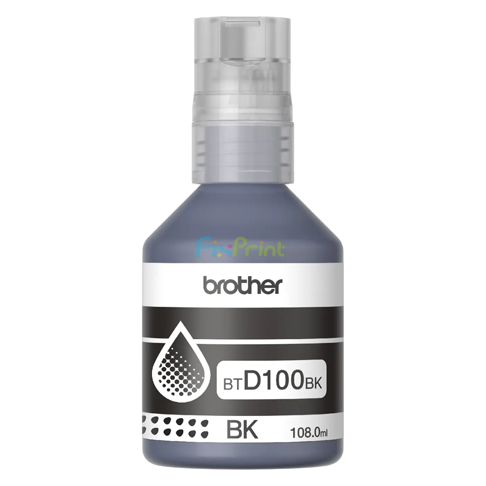 Tinta Original Brother BT-D100BK D100 Black 108ml | fixprint