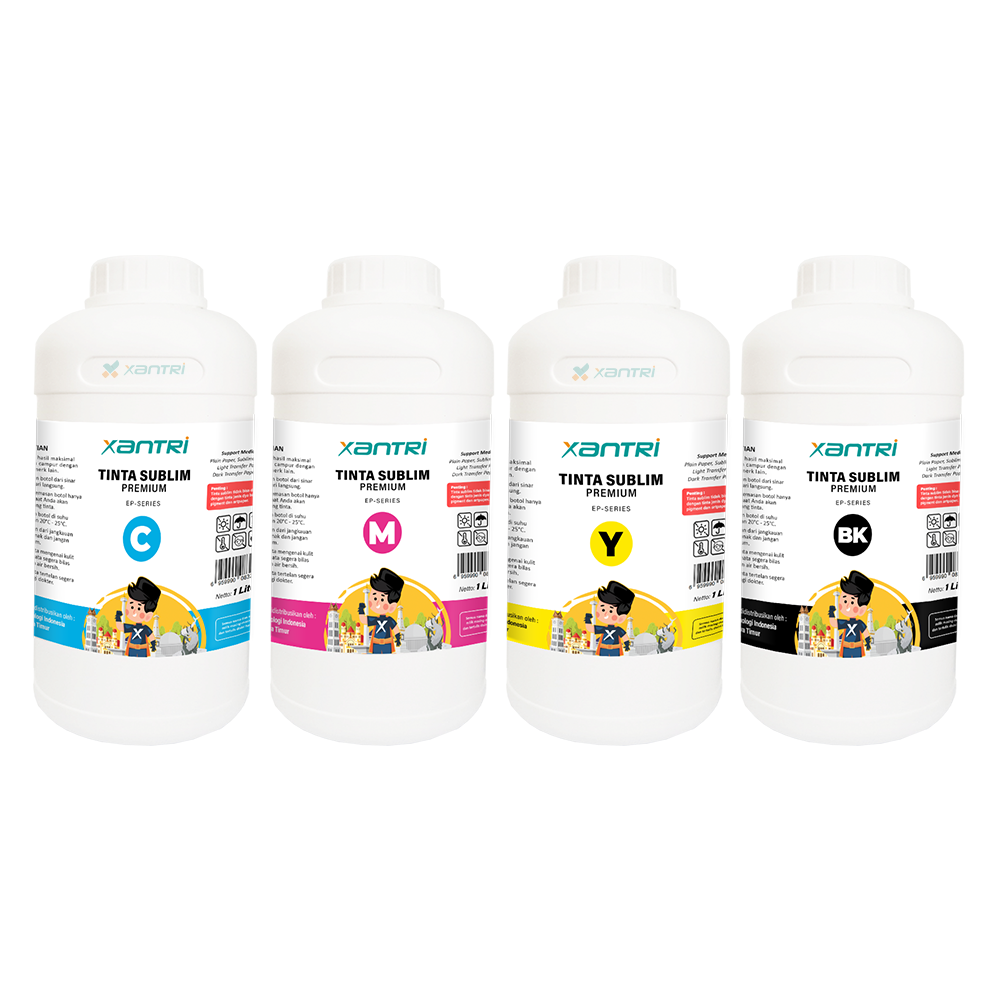 Tinta Xantri Sublim 1 Liter Cyan | xantri