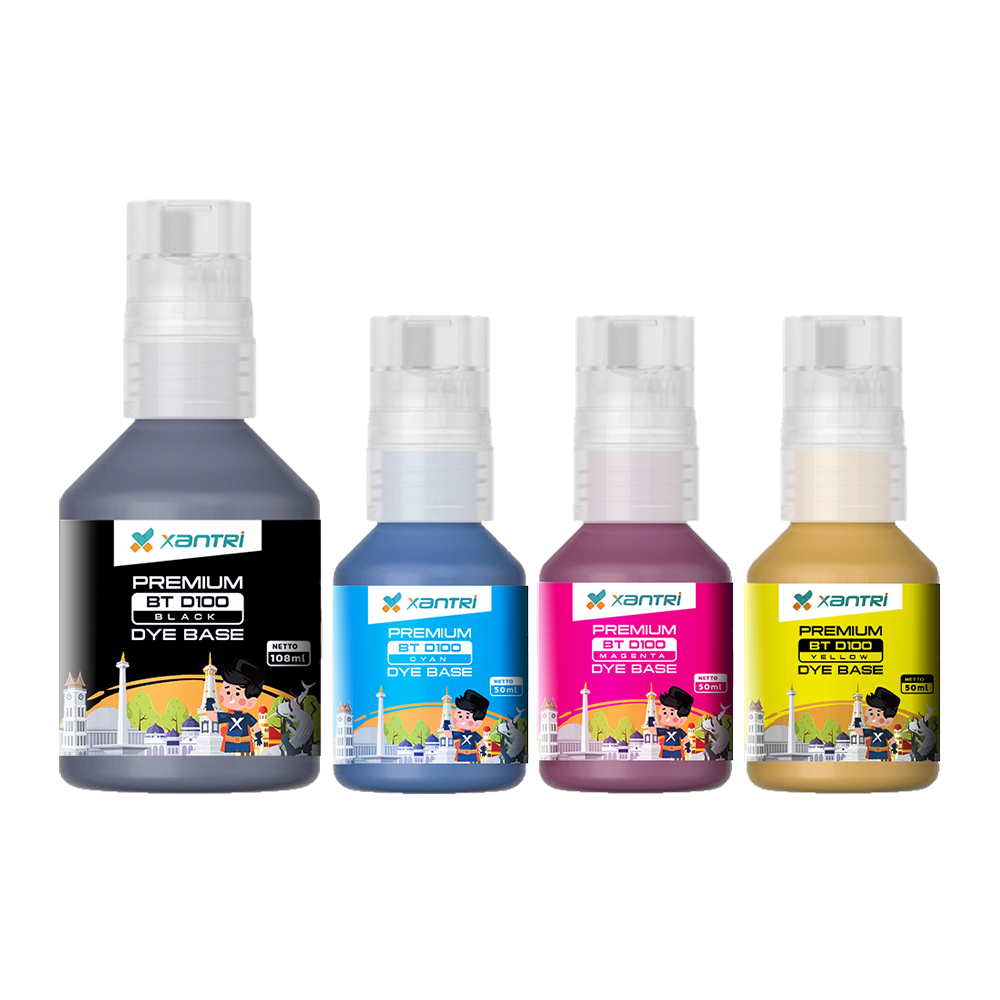 XANTRI Tinta Dye Base BT-D100 Cyan 50ml | xantri